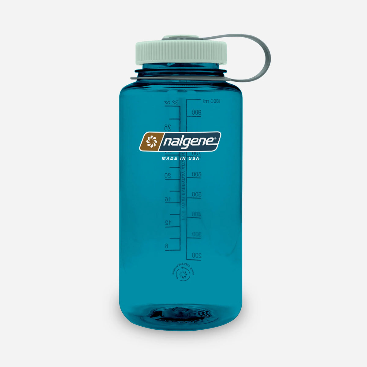Nalgene 1L Wide-Mouth Sustain Bottle - Trout green – Support Crew Pty Ltd